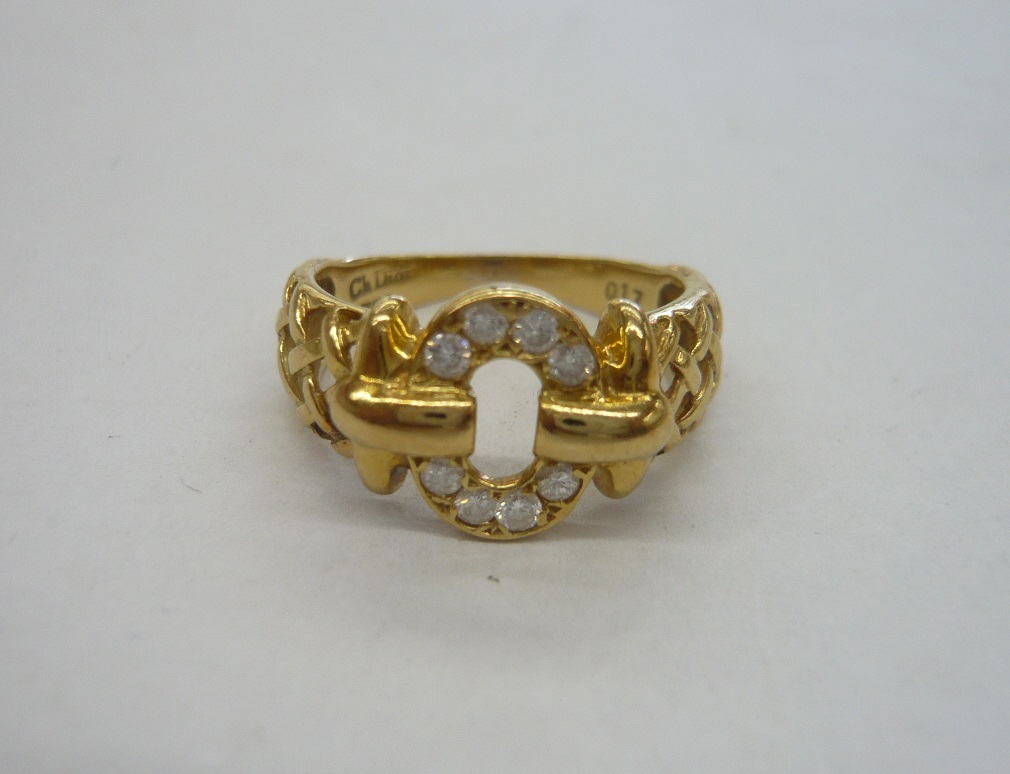 クリスチャン・ディオール K18 D0.17ct リング – キングラム