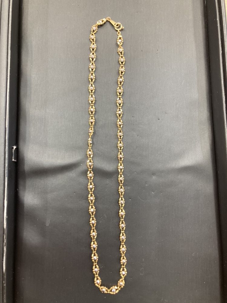 K18/Pt850 コンビネックレス – キングラム