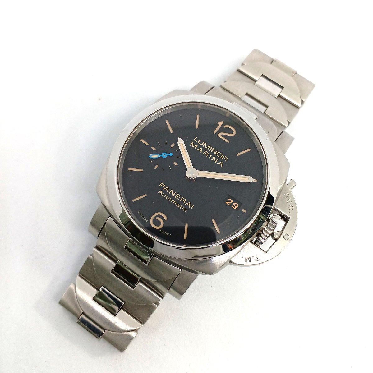 PANERAI オフィチーネ パネライ ルミノール マリーナ 1950 3デイズ アッチャイオ PAM00722 SS 自動巻き – キングラム