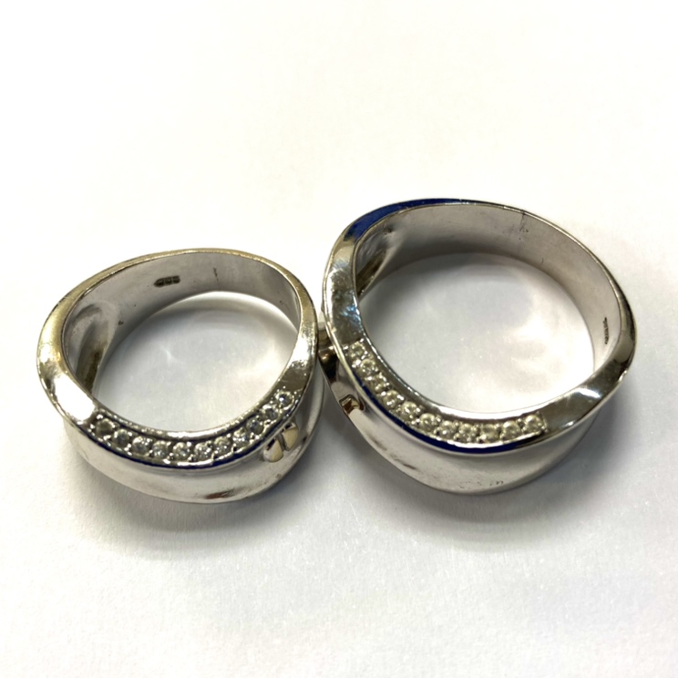 K14WGダイヤリング – キングラム